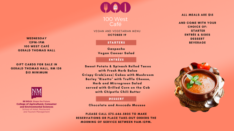 Lunches | New Mexico State University - BE BOLD. Shape the Future.